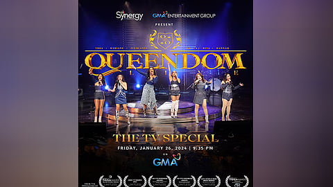 Queendom Live: The TV Special airs on GMA Network on January 26