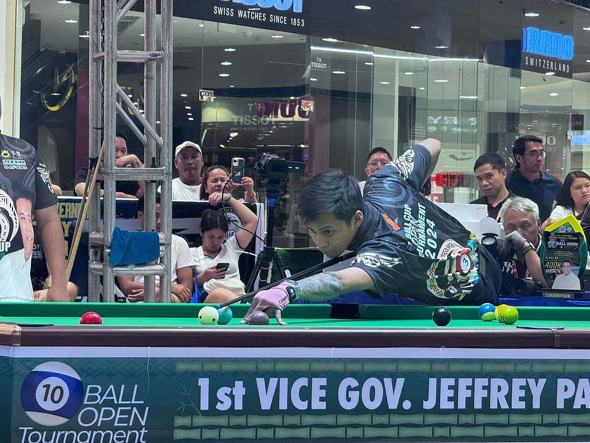 Cebuano Pool Sensation Jerson Cumayas Triumphs in 1st Vice Governor's ...