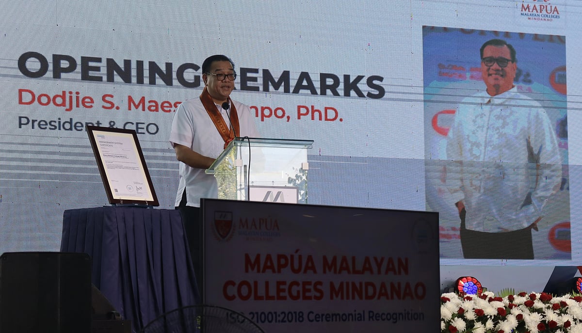 Mapúa MCM celebrates standard of quality education with certification ...