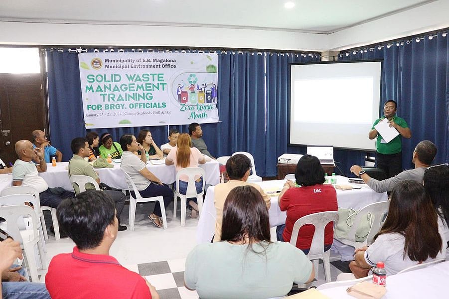Solid Waste Management Training for Village Officials in E.B. Magalona ...