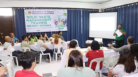 Solid Waste Management Training for Village Officials in E.B. Magalona ...