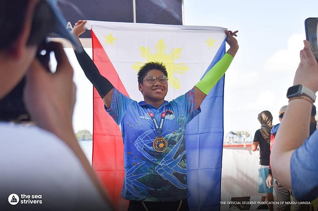 Davao City's Paolo Miguel Labanon, Eirron Vibar top 2 in 8K open swim