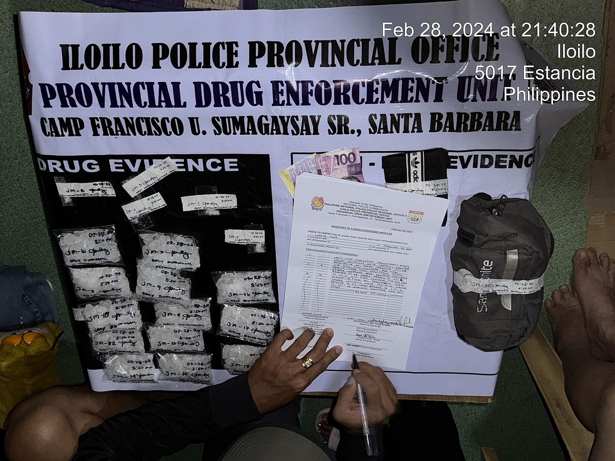 Iloilo Police Seize P27M Worth of Drugs, Arrest 120 in Anti-Drug ...
