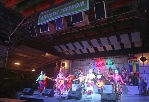 Cultural performance at Matina Town Square