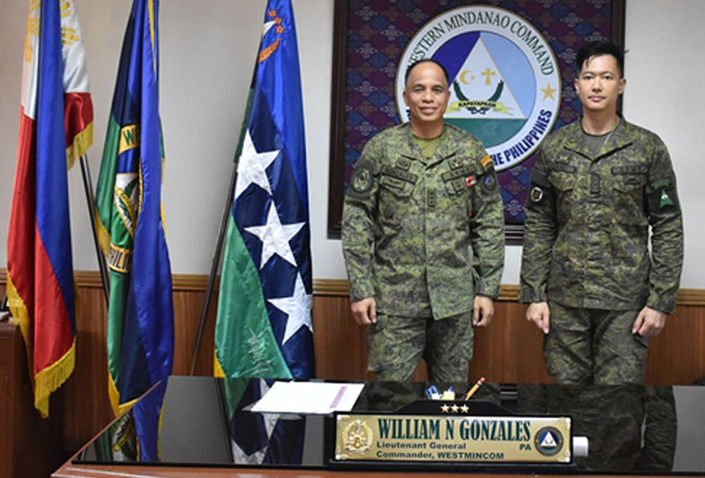 Westmincom chief commends dedication of reserve officer