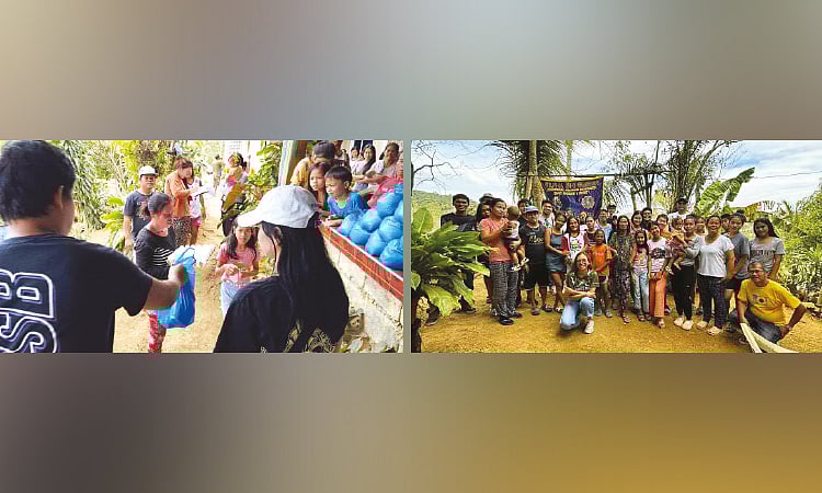 APO Alpha Mu Chapter helps 26 families in Guindaruhan