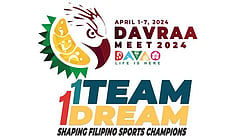 What does the Davraa Meet 2024 logo and theme, ‘1Team, 1Dream,’ mean?