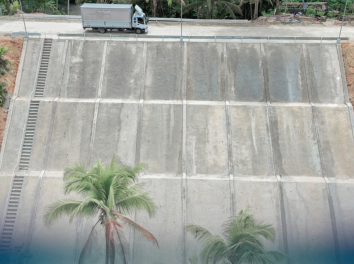 DPWH completes P17-M slope protection project