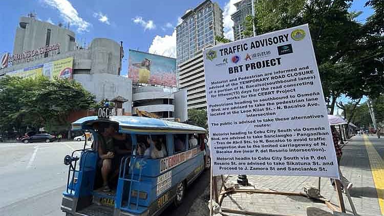 Traffic alert: Part of N. Bacalso closed for 30 days