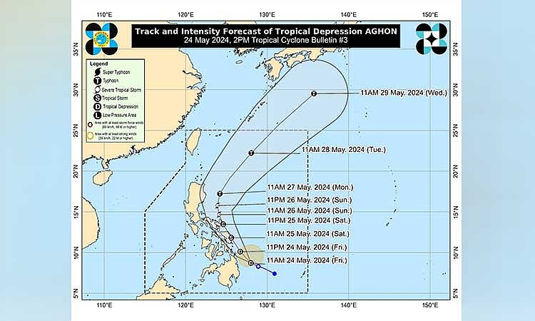 ‘Aghon’ intensifies; storm signal 1 up in several areas