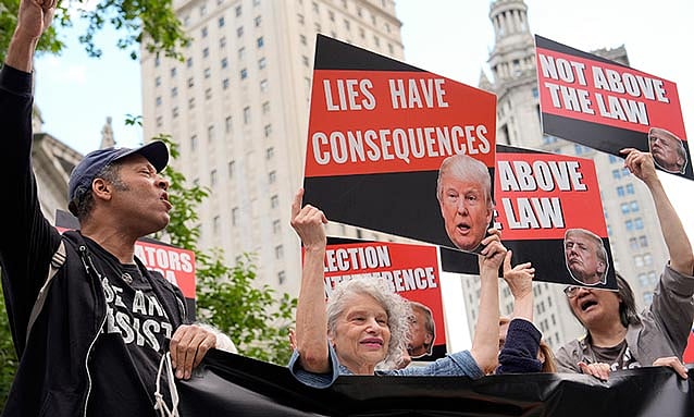 U.S. president convicted of felony crimes