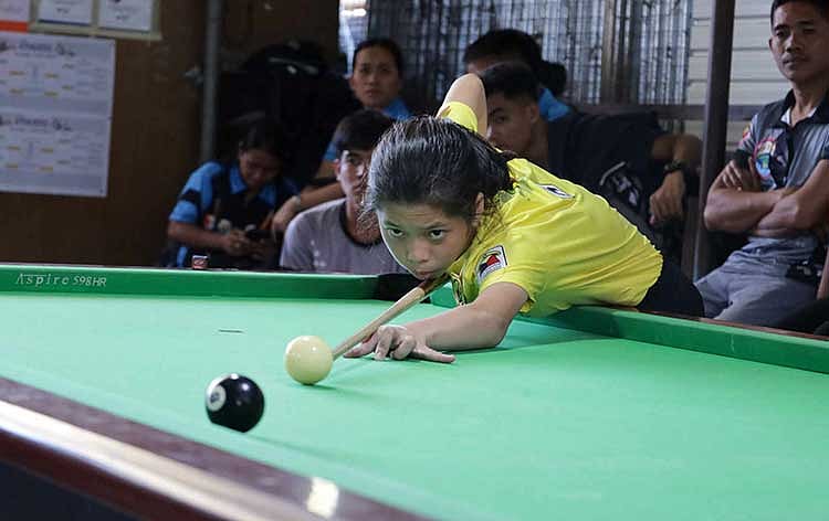 Rhaki Roj Constantino, 13, breaks barriers in billiards