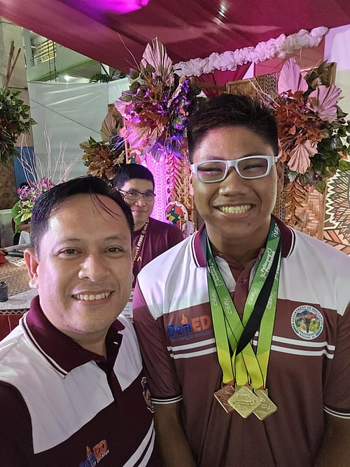 Paolo Miguel Labanon wins Davao's first 2 Palaro 2024 golds