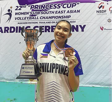 Negrense Wins MVP at U18 SEAVB Champs