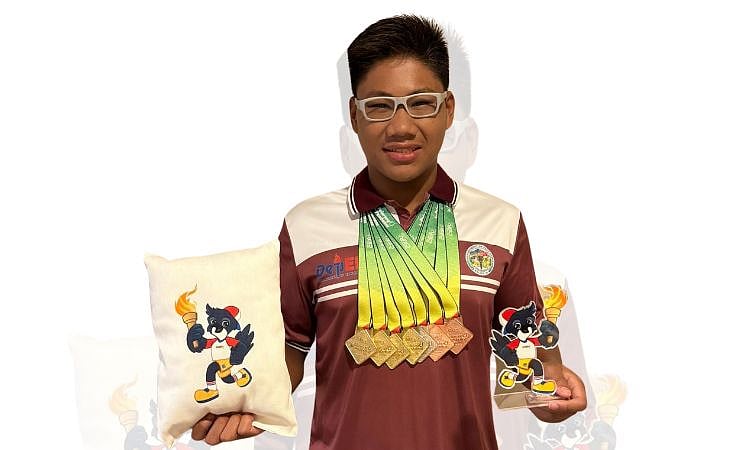 Davao's Paolo Miguel Labanon saves the best for last in Palaro