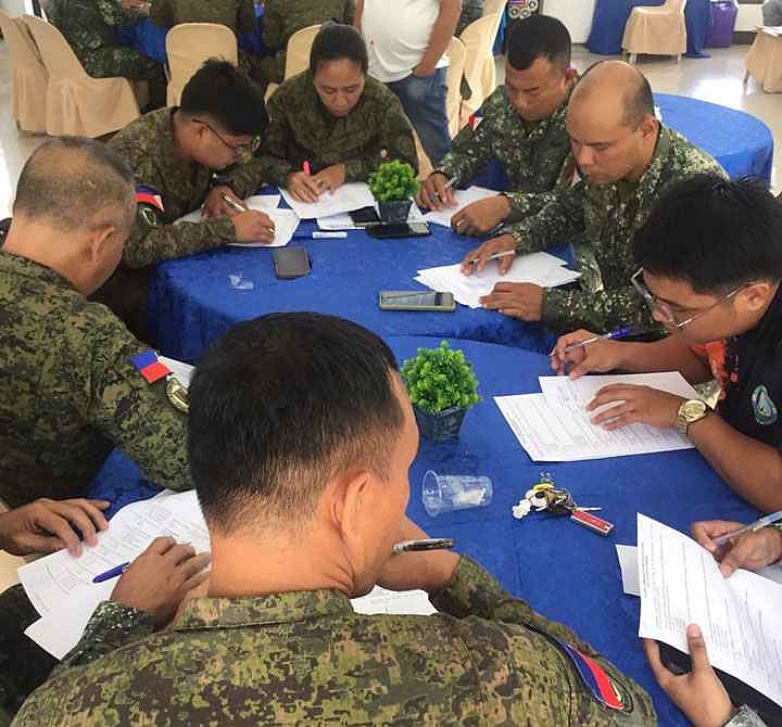 Reservists undergo ICS training