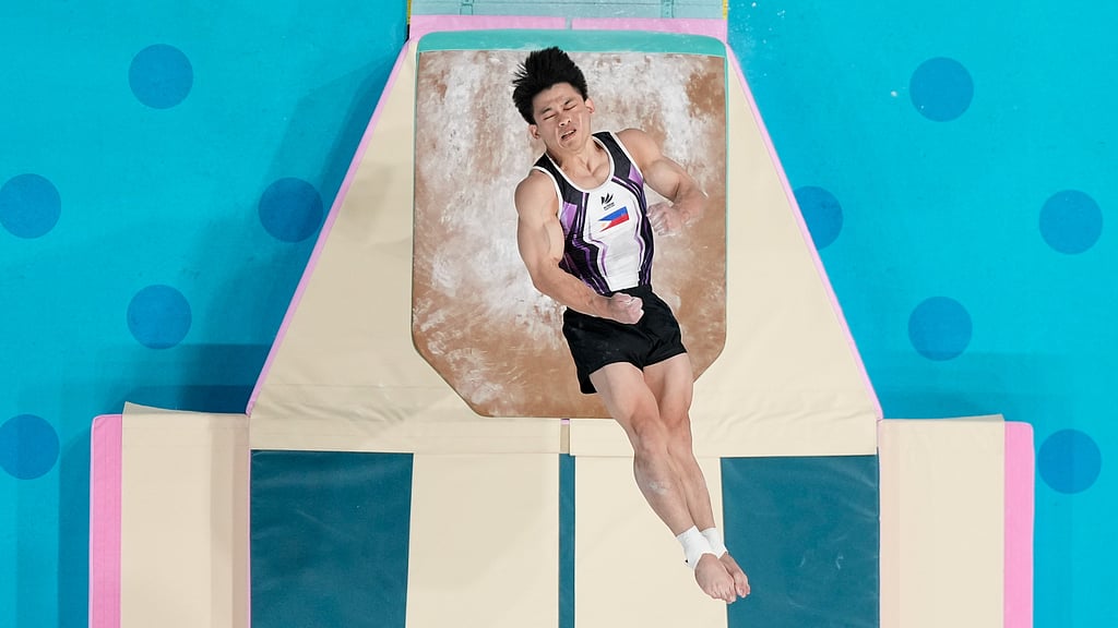 Carlos Yulo vies for Paris Olympic gold medal in 3 events