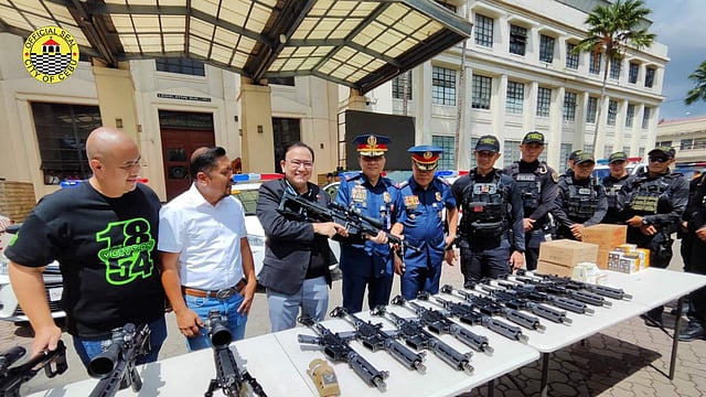 Cebu City Police Office gets brand new patrol cars, weapons
