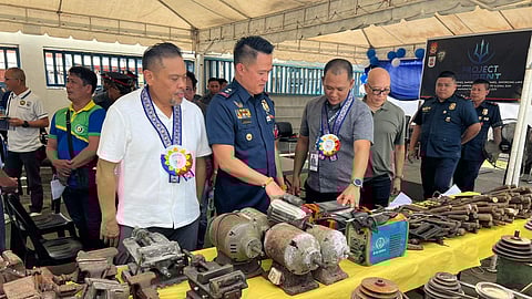 Hundreds of paltik guns turned over to Danao City police