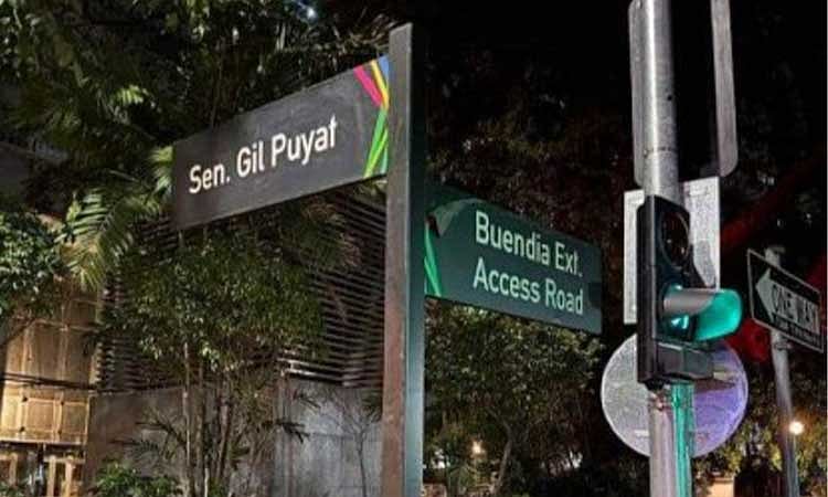 Mayor orders dismantling of Makati "Gil Tulog Avenue" signages