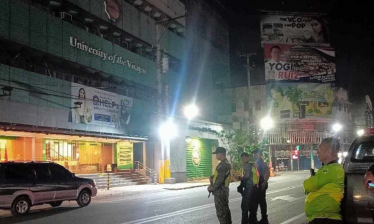 Sunog sa unibersidad sa Sugbo