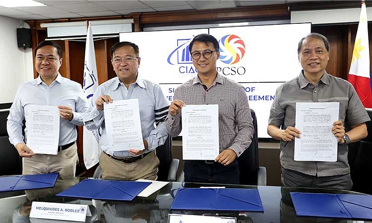 CIAC, PCSO sign charity draw facility agreement