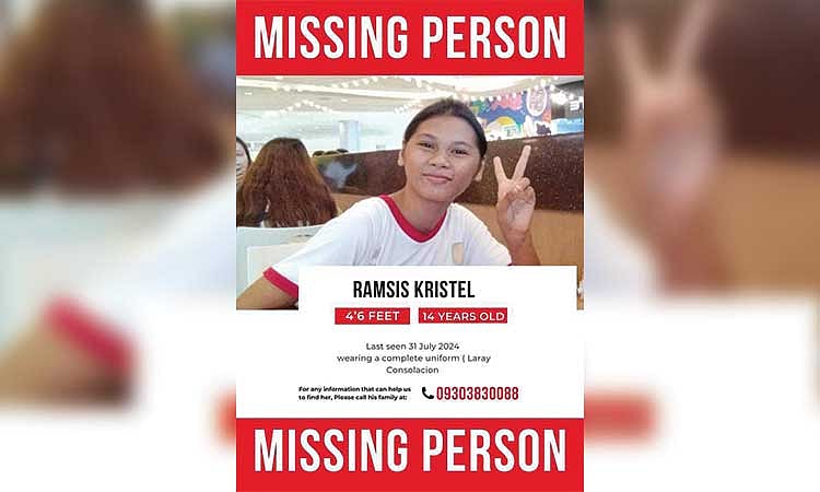 14 anyos nga dalaga ’missing’