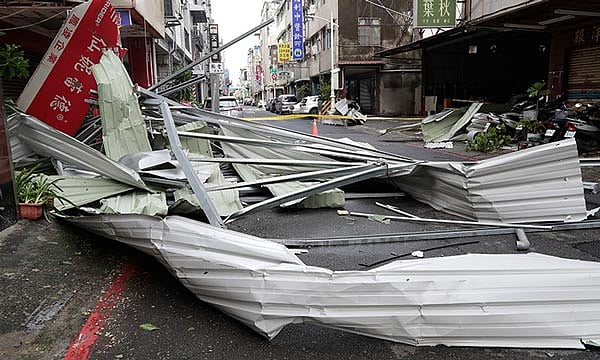 Work & travel resume in Taiwan after Typhoon Krathon dissipates.