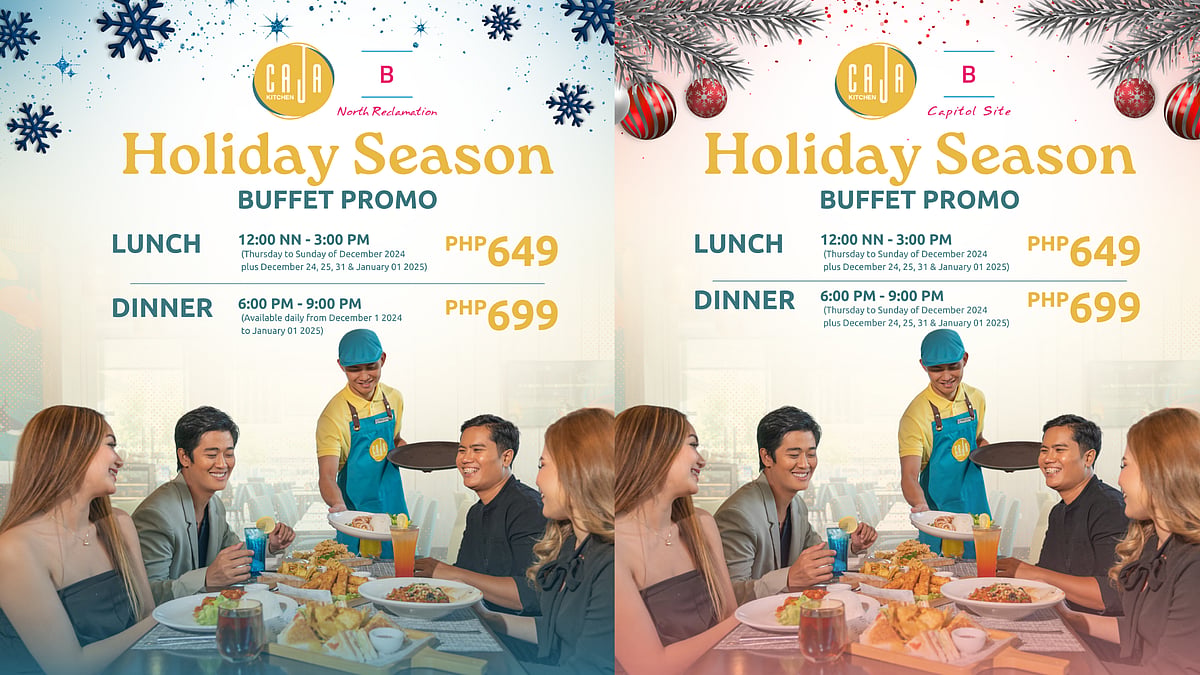 Celebrate the season at Caja Kitchen Cebu: Your holiday dining destination