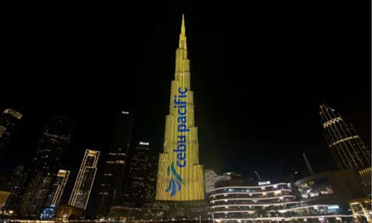 Cebu Pacific lights up Burj Khalifa with PH wonders