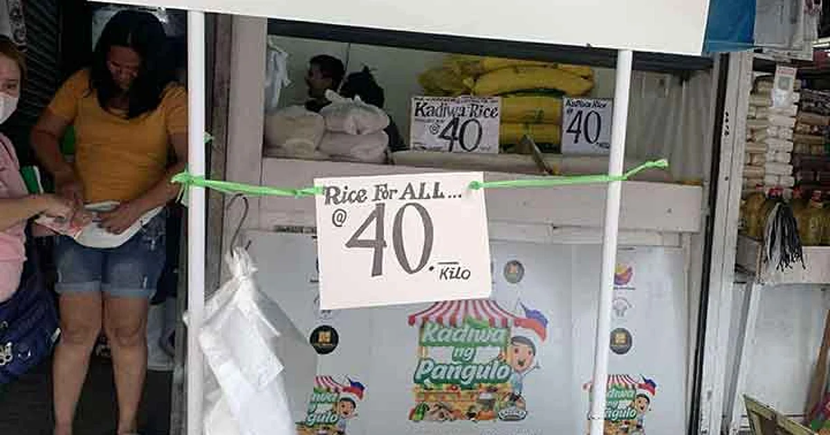 DA mobaligya og bugas nga tag P36-38 matag kilo DA mobaligya og bugas nga tag P36-38 matag kilo