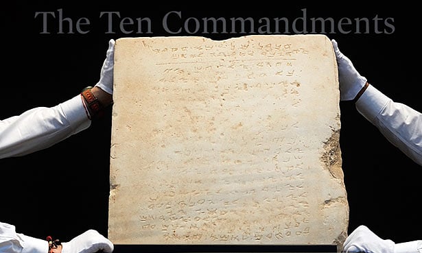 Oldest Ten Commandments tablet to be auctioned soon