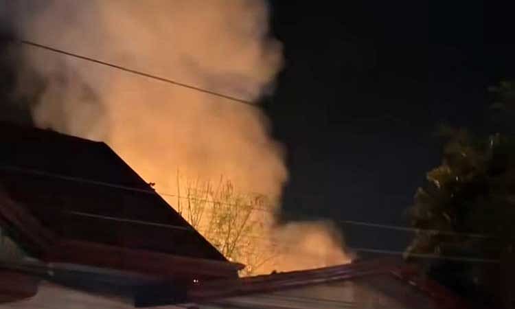 House Destroyed by Firecracker in Kidapawan on Christmas Eve