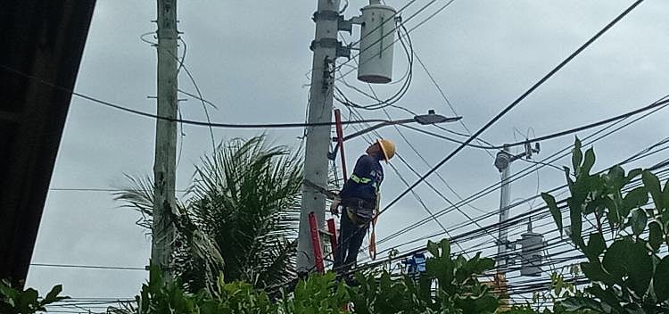 Power interruption masinati sa Davao City