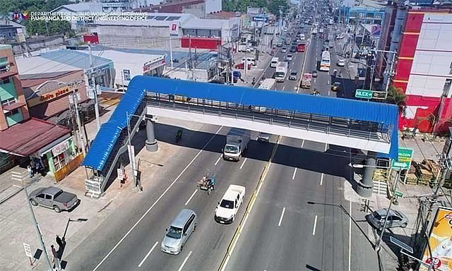 P23.47M Dau pedestrian overpass completed