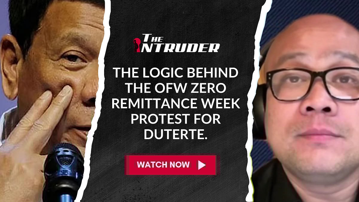 The logic behind the OFW Zero Remittance Week Protest