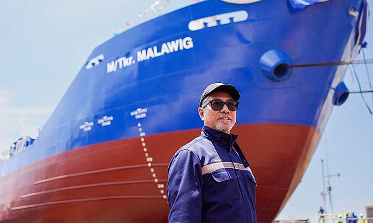 HERMA Shipyard Launches 18MB Tanker M/Tkr Malawig