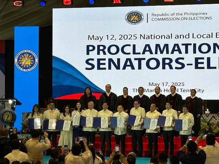 Comelec proclaims 12 new senators-elect