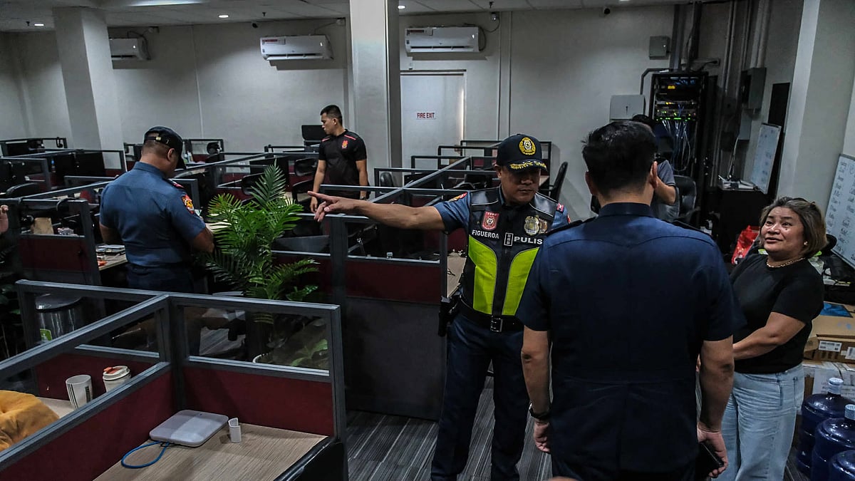 24 suspects charged in scam hub raid