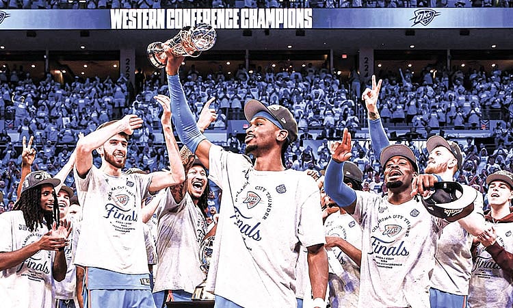 Oklahoma City Thunder to the NBA Finals