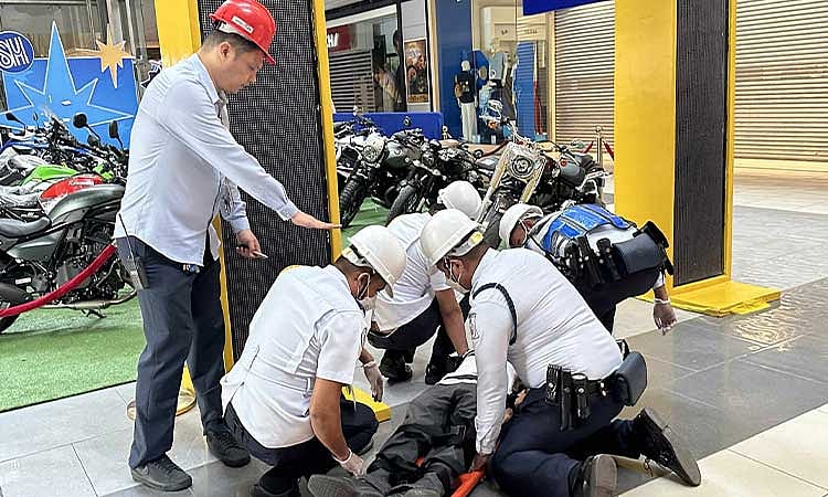 SM City Tarlac, BFP join nationwide earthquake drill