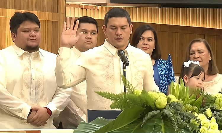 Davao City Vice Mayor Baste Duterte Takes Oath