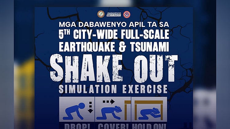 Earthquake, tsunami drill subling himuon