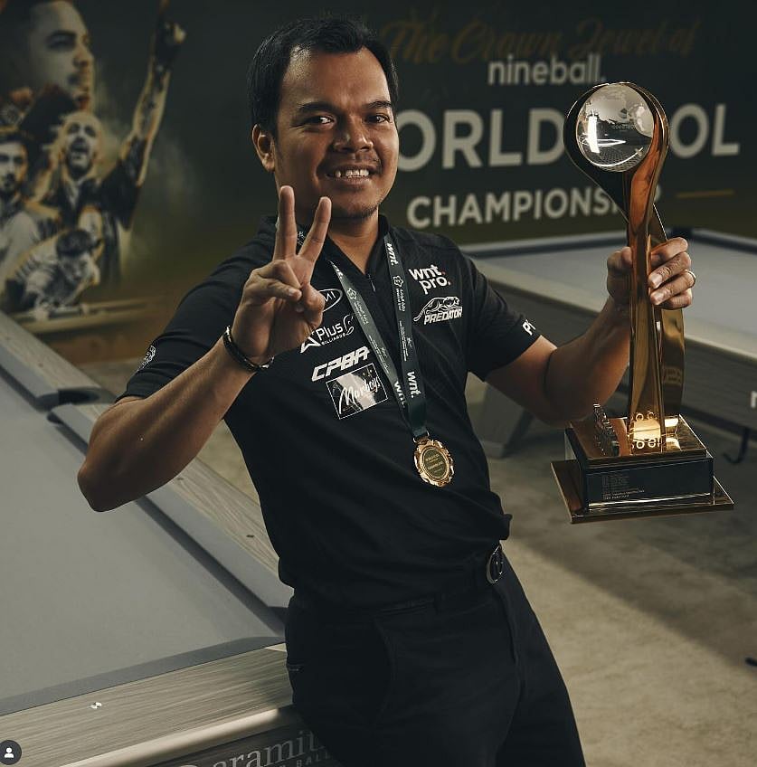Carlo Biado bags 2nd World 9-ball title