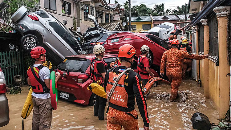 Half of Cebu City submerged as Tino triggers massive floods