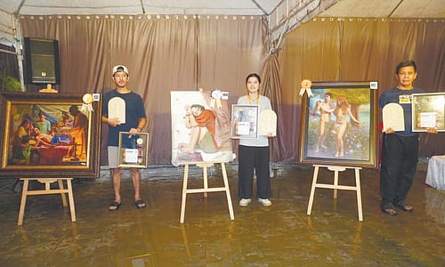 Visayas-wide Sibonga Painting Contest opens exhibit