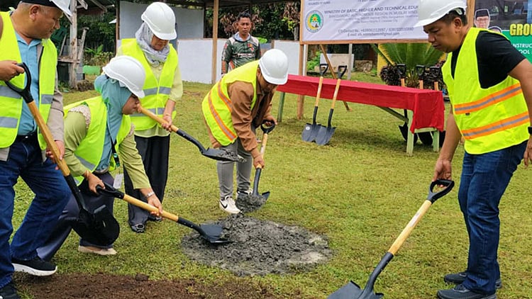Barmm builds new school building for Sumisip high school