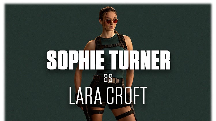 Sophie Turner revealed as Lara Croft in new “Tomb Raider”