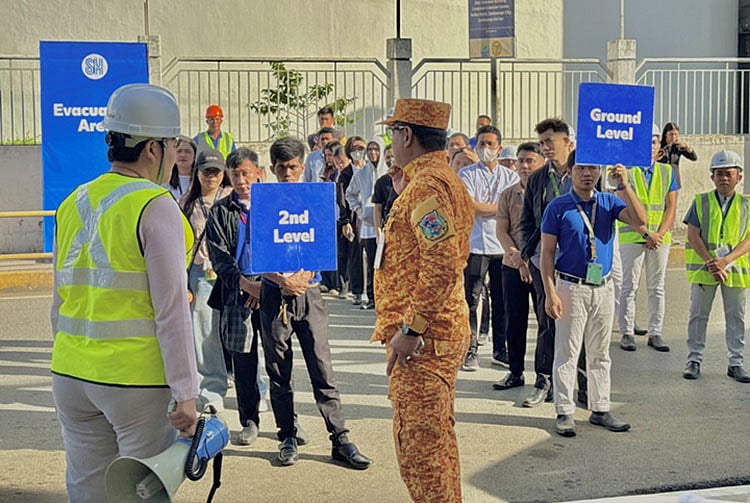 SM City Mindpro joins BFP nationwide simultaneous fire drill