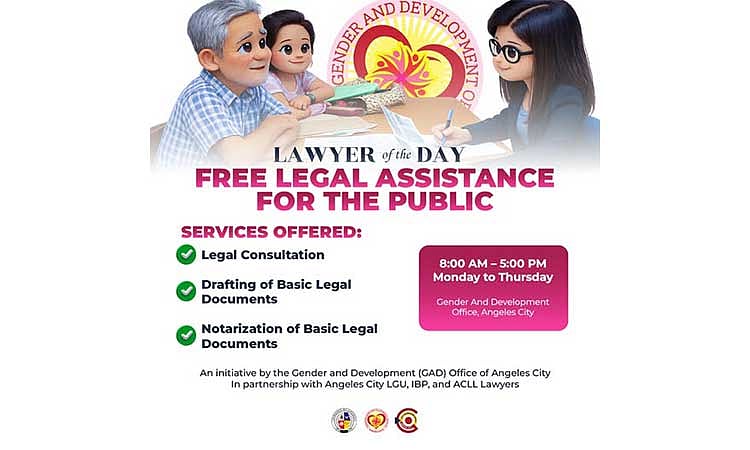 Angeles LGU launches free legal assistance program